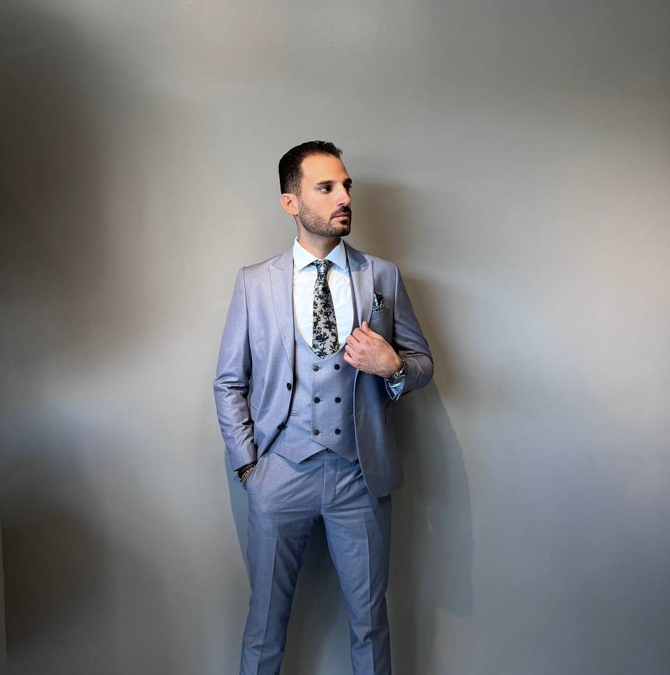 ICY GRAY slim fit suit – Chaabouni's